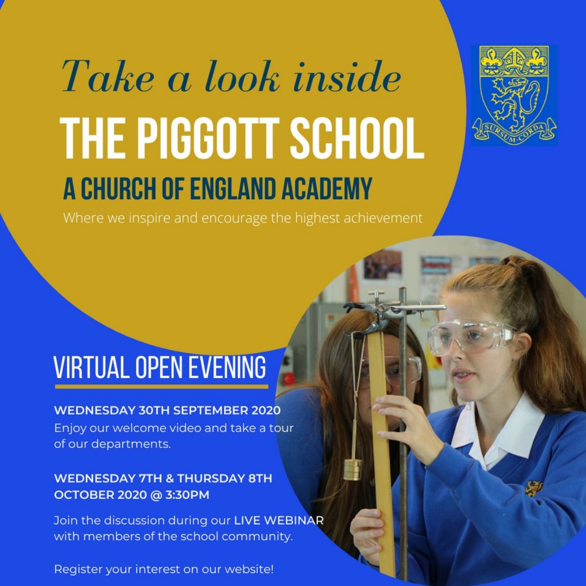 The Piggott School - Explore our Virtual Open Evening Now